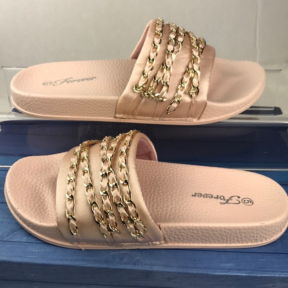 Forever. | Shoes | Chain Slide Sandals | Poshmark